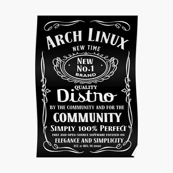"Arch Linux" Poster for Sale by ShoeBill99 | Redbubble