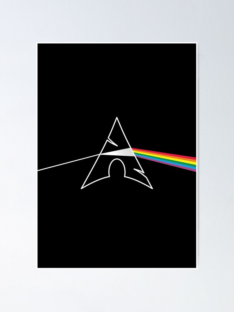 "Arch Linux Prism" Poster by ShoeBill99 | Redbubble