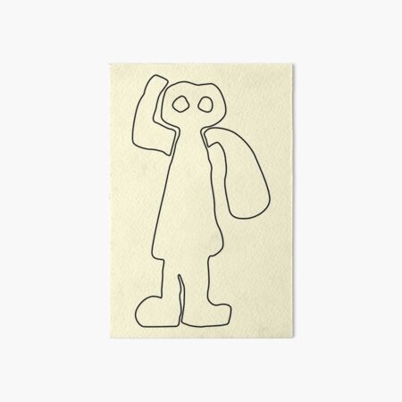 "Nazca Man" Art Board Print for Sale by kernowerno | Redbubble