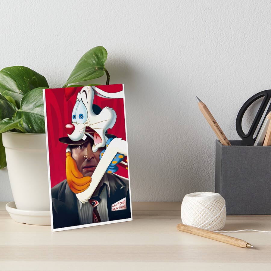 "roger rabbit " Art Board Print by ibrahimGhd | Redbubble