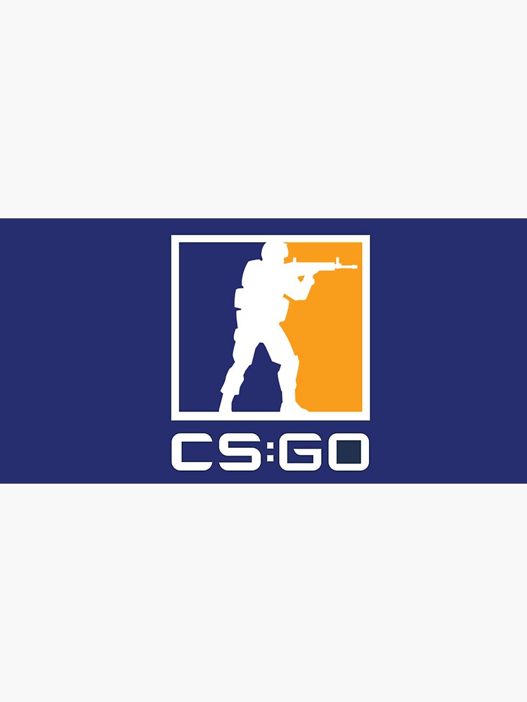 "CSGO - logo blue" Sticker for Sale by Caspersonnn | Redbubble