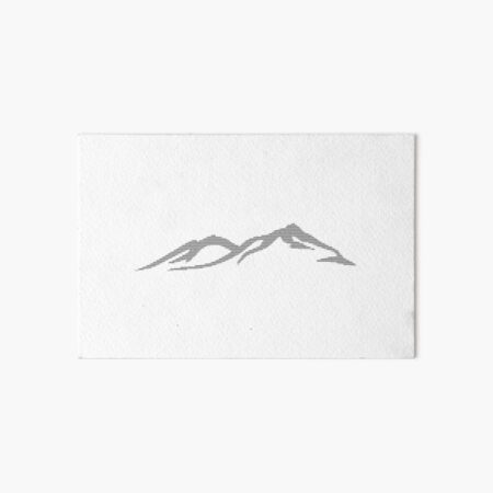 "Mountains ASCII" Art Board Print by A-Nita | Redbubble