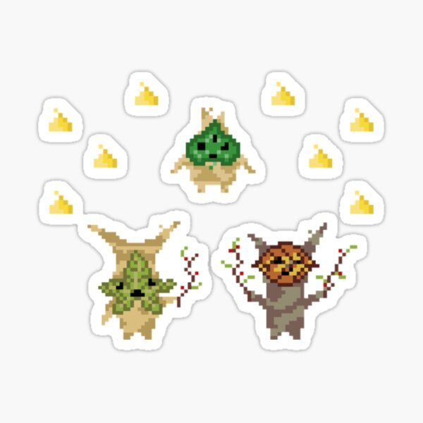 "Pixel Koroks and Seeds" Sticker for Sale by Addy4180 | Redbubble