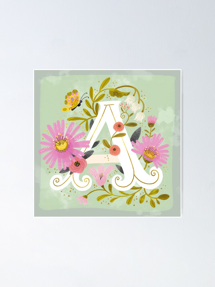 "Artsy Alphabet" Poster by CynthiaFxo | Redbubble