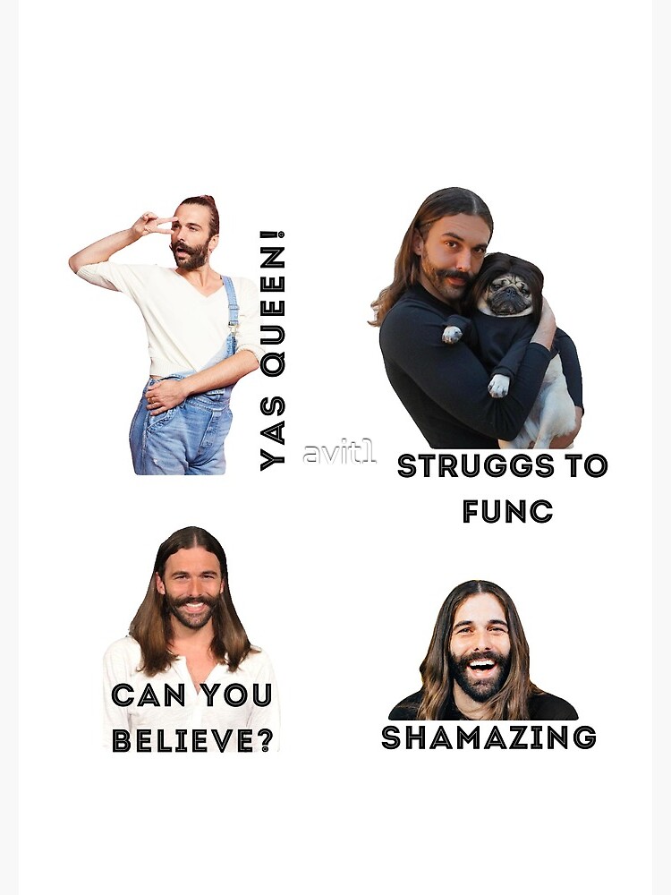"Johnathan Van Ness, Jvn, Quotes, Sticker packs, Sticker sets, Packs of ...