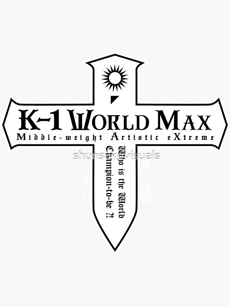 "MAX Cross for Black Shirts & black background" Sticker for Sale by ...