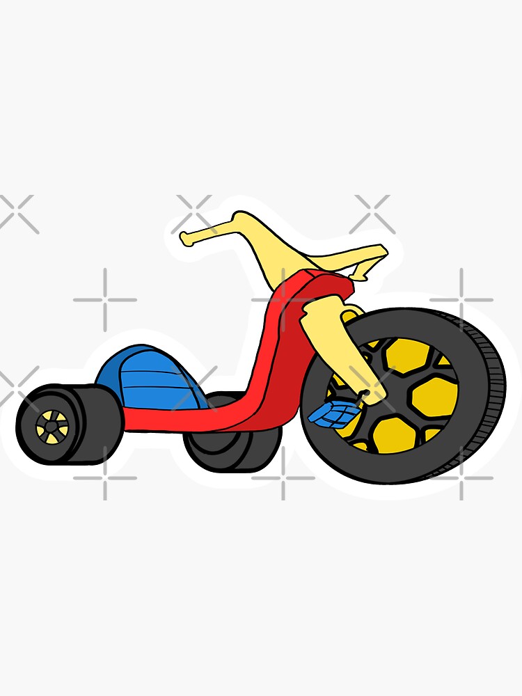 "Big Wheel" Sticker for Sale by alisonlove | Redbubble