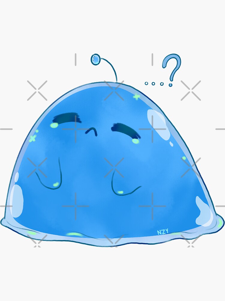 "Sad Bubble Blob " Sticker by Nzydoodles | Redbubble