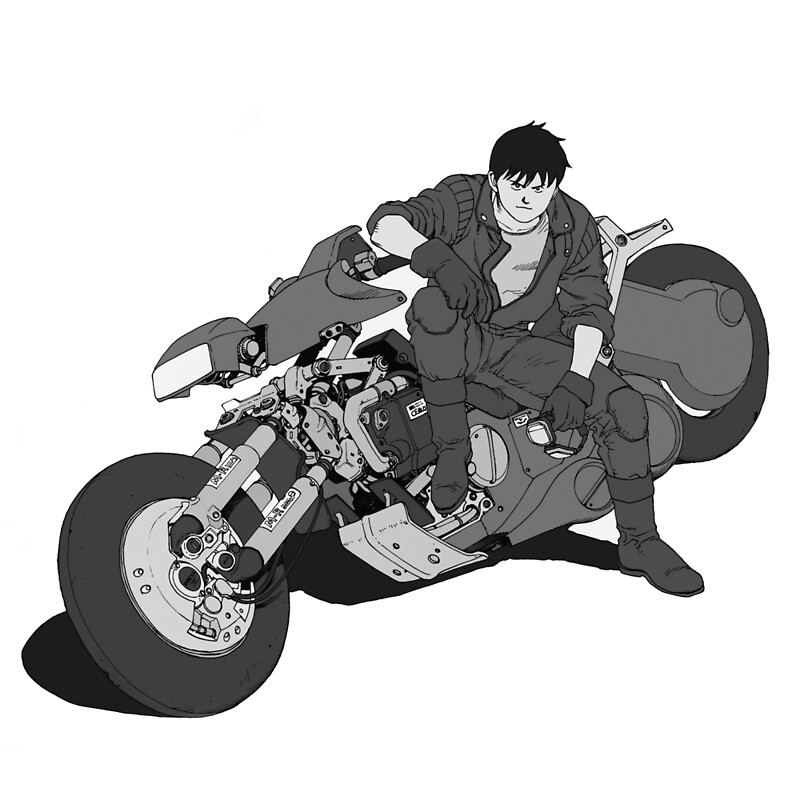 "AKIRA Tetsuo Motorcycle" by woodycompton | Redbubble