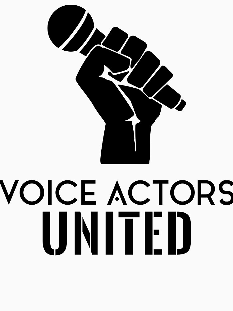 "Voice Actors United Power" T-shirt by VOActorsUnited | Redbubble ...