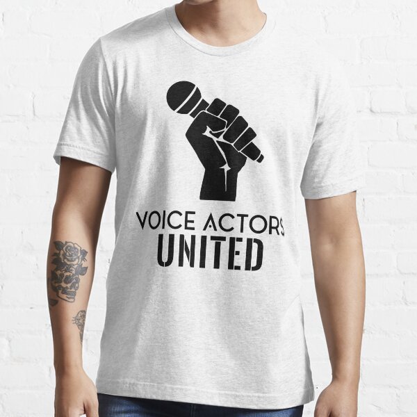 "Voice Actors United Power" T-shirt by VOActorsUnited | Redbubble ...