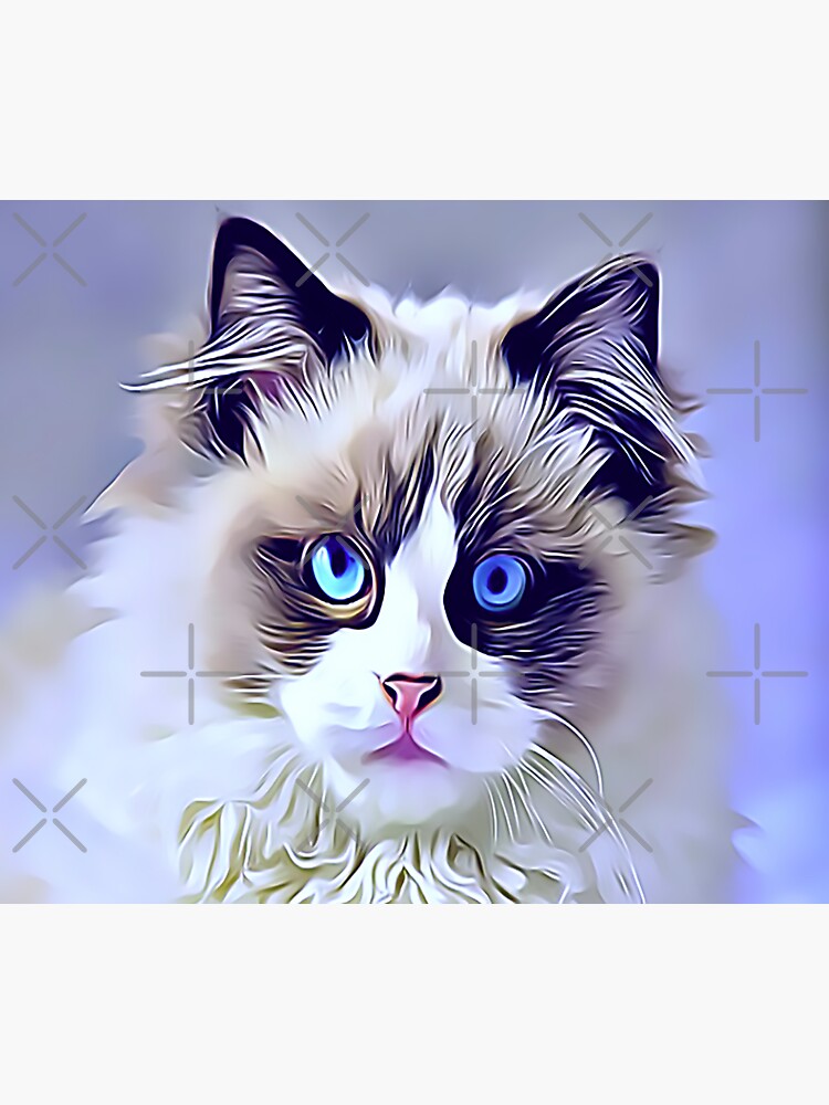 "Himalayan Cat" Sticker for Sale by Sunleil | Redbubble