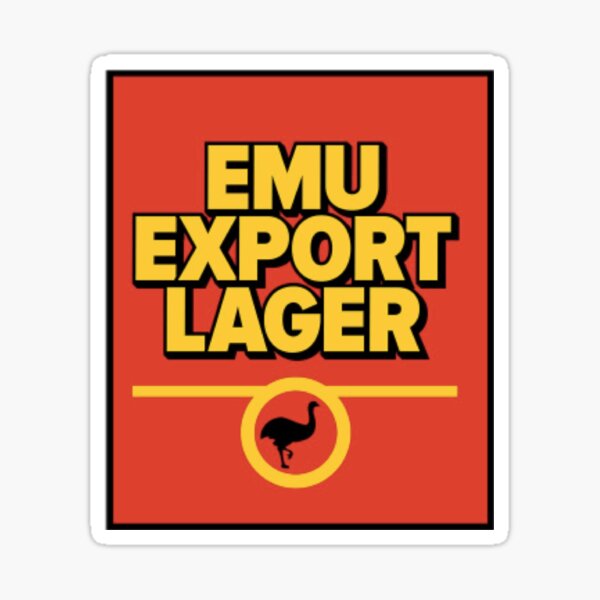 Emu Export Stickers | Redbubble