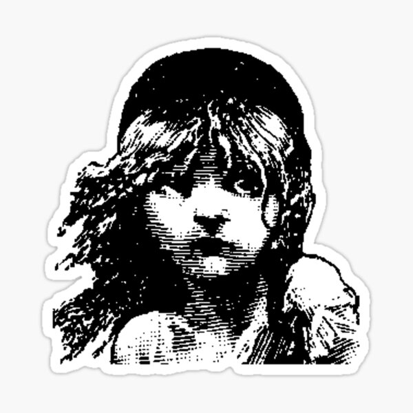 "LES MISERABLES" Sticker for Sale by tylerdascoli | Redbubble