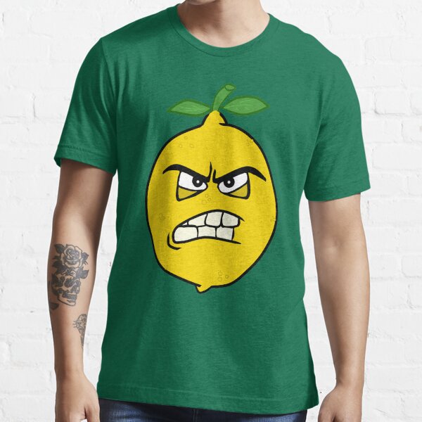 "angry lemon" T-shirt for Sale by phys | Redbubble | sour lemon t ...