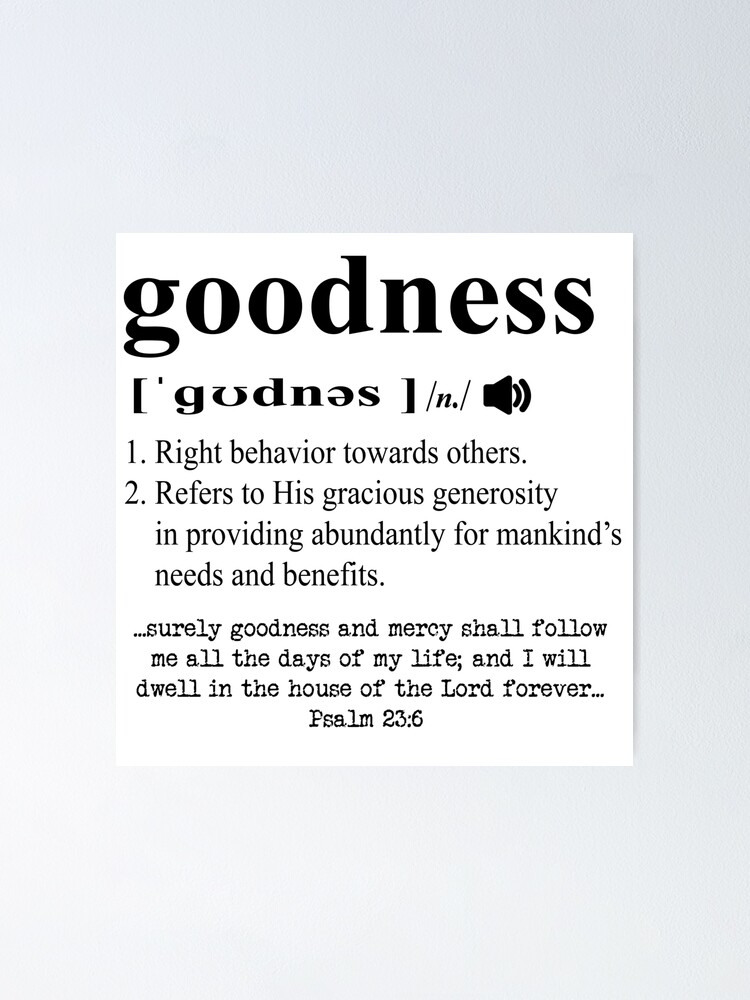 Goodness Meaning Psalm 91:1