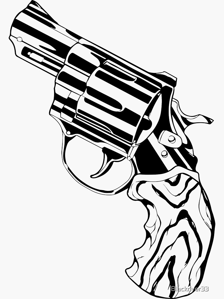"Revolver" Sticker by Blackriver33 | Redbubble
