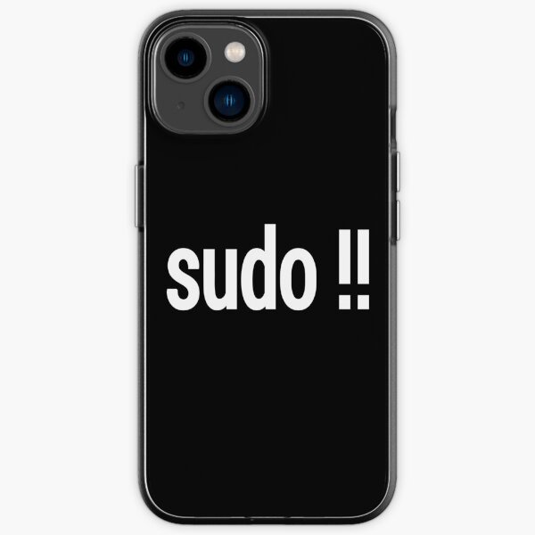 "sudo !! - Run the last command as superuser" iPhone Case for Sale by ...