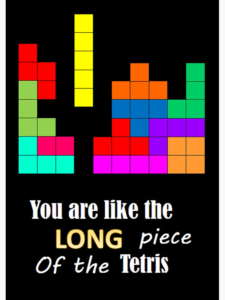 "tetris" Sticker by Ebbyz3 | Redbubble