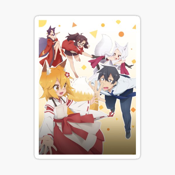 "Sewayaki Kitsune no Senko-san" Sticker by Bothaina | Redbubble