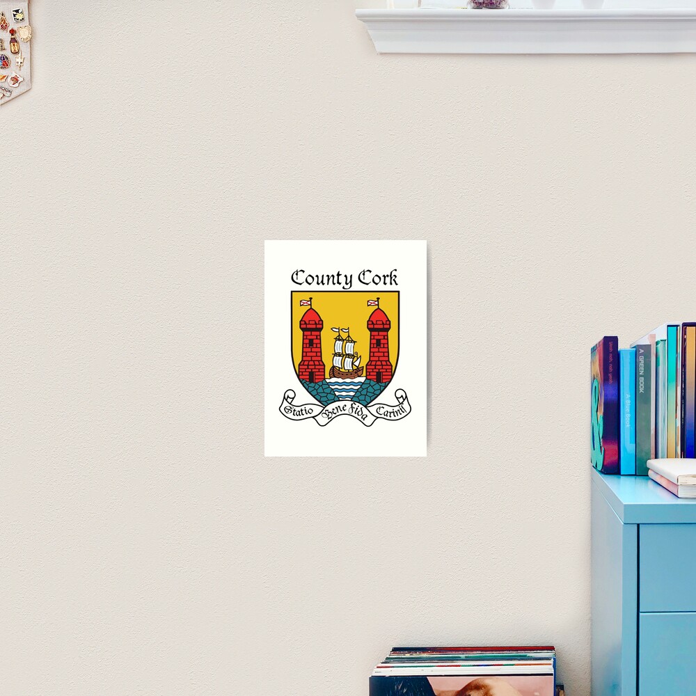 "County Cork Ancient Crest" Art Print for Sale by danastuff | Redbubble