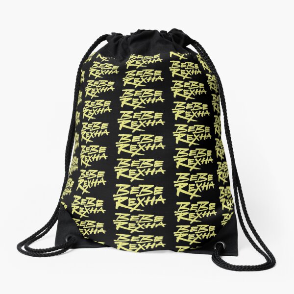 "rexha-bebe-57121f201e70c bebe rexha" Drawstring Bag for Sale by ...