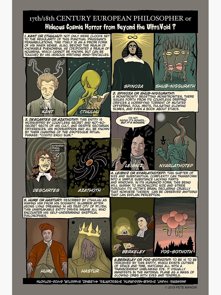 "Philosophy and the Cthulhu Mythos" Poster for Sale by Pete Mandik ...