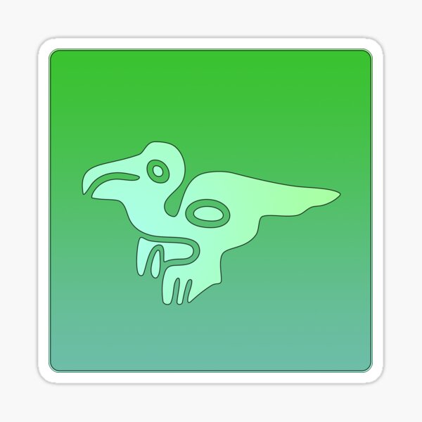 "Vivid Nazca Macaw" Sticker by kernowerno | Redbubble