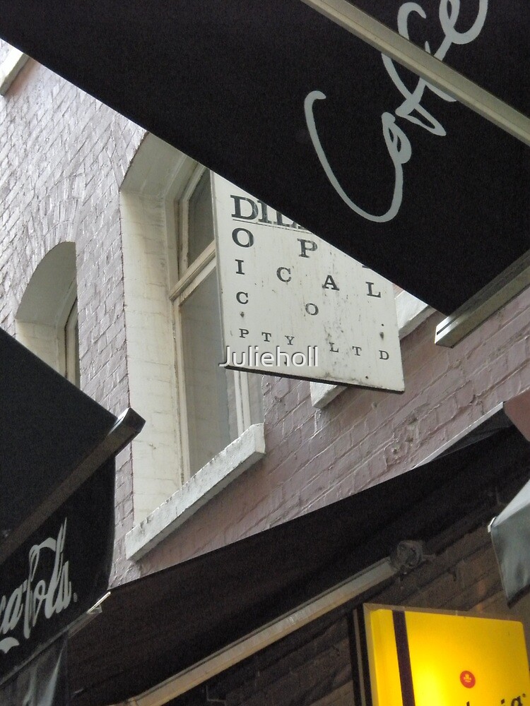 "Alley signs" by Julieholl | Redbubble