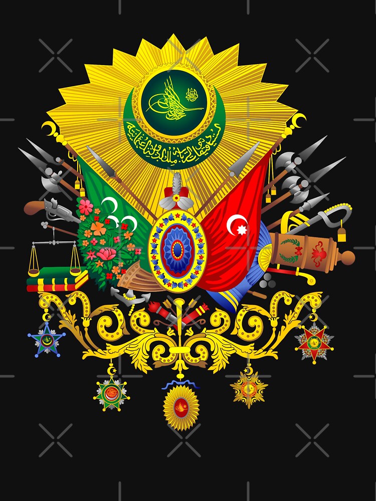 "Coat of Arms - Sultan Abdulhamid II - Ottoman Empire " Pullover Hoodie ...
