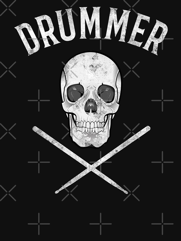 "Skull Drumsticks Drummer Percussion" T-shirt for Sale by playloud ...