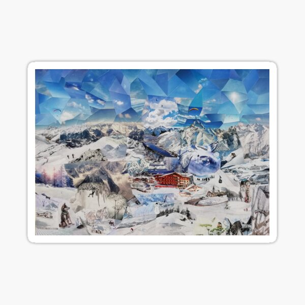 "My beloved Alps" Sticker for Sale by cyriellerecoura | Redbubble