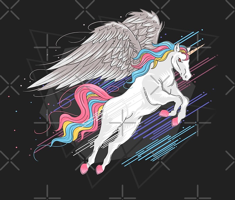 "Cool Unicorn Art" by leen12 | Redbubble