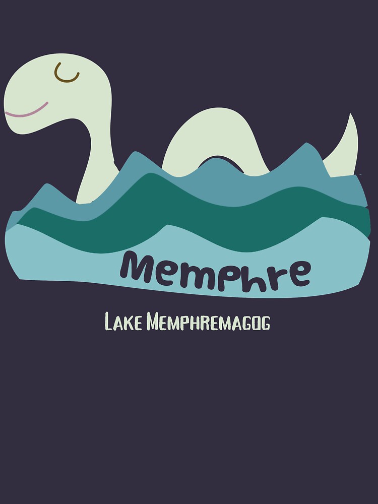"Memphre the Lake Memphremagog Monster" T-shirt by awkwarddesignco ...