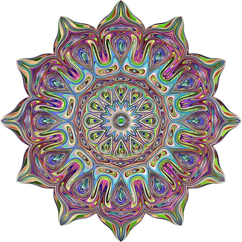 "Mandala Floral Spiritual design" by Brigianna | Redbubble