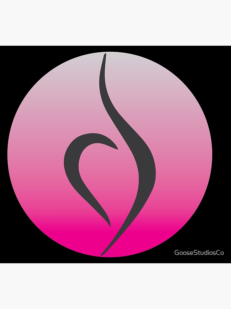 Póster «Símbolo neda en rosa» de GooseStudiosCo | Redbubble