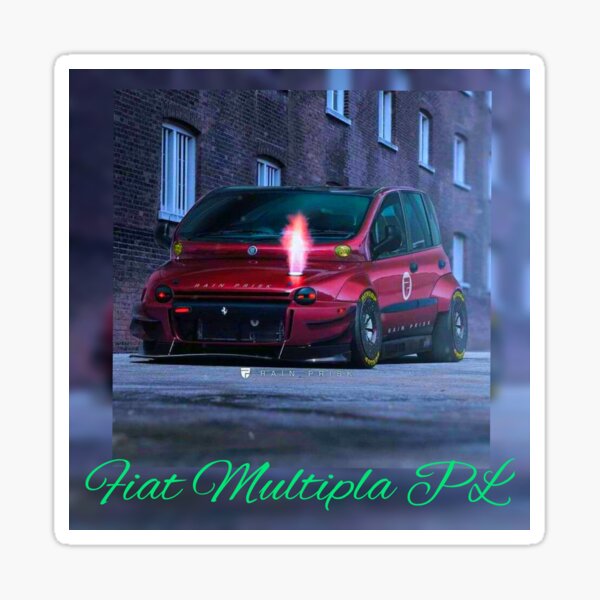 Fiat Multipla Stickers | Redbubble