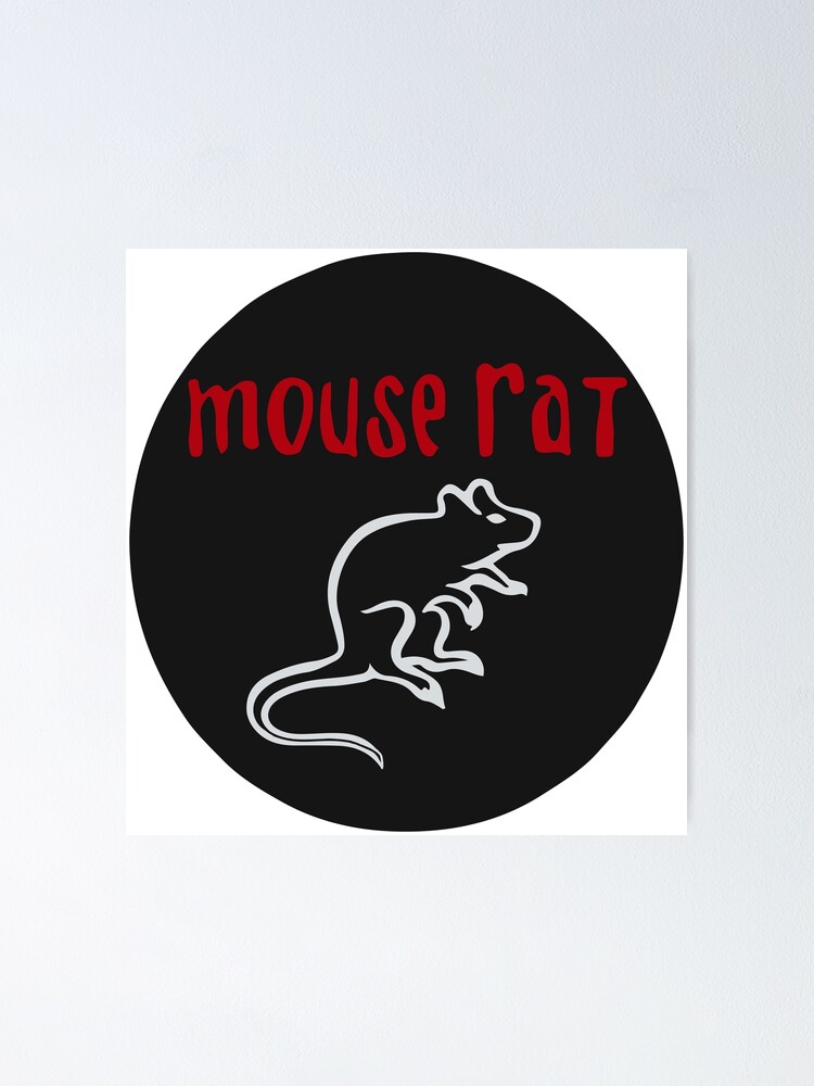 ""Mouse Rat" Design" Poster for Sale by one-lonely-boy | Redbubble