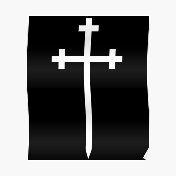"Aaronic Order Church Cross" Poster for Sale by signsandsymbols | Redbubble