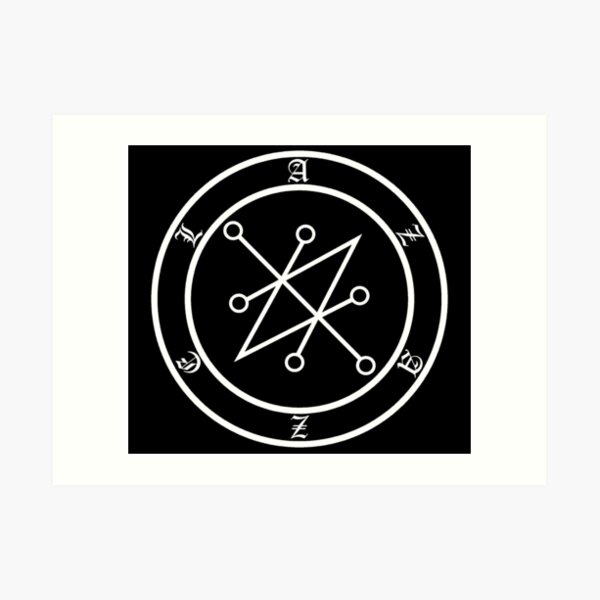 "Azazel Sigil" Art Print for Sale by signsandsymbols | Redbubble