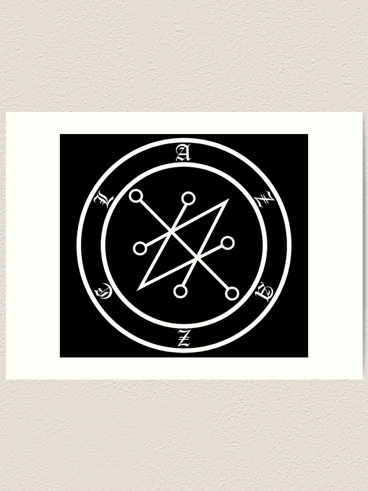 "Azazel Sigil" Art Print for Sale by signsandsymbols | Redbubble