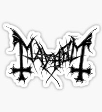 Mayhem Stickers | Redbubble