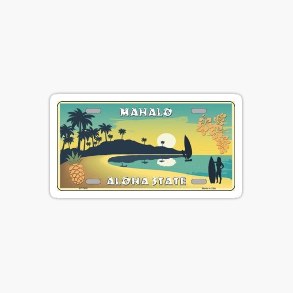 "mahalo" Sticker for Sale by cassidyeverritt | Redbubble
