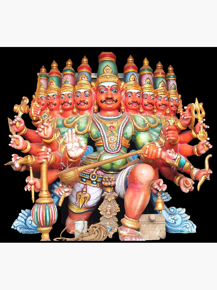 "Ravana Hindu Demon King" Art Print by signsandsymbols | Redbubble
