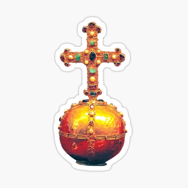 "Globus Cruciger" Sticker by signsandsymbols | Redbubble