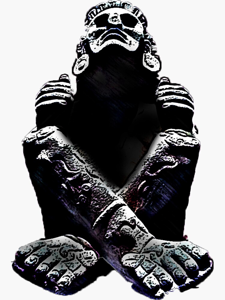 "Xochipilli Aztec God" Sticker by signsandsymbols | Redbubble