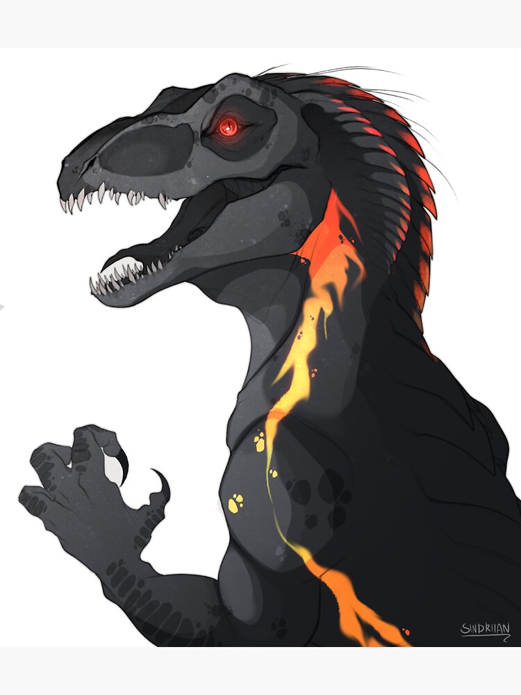 "Indoraptor" Sticker for Sale by Sindriian | Redbubble