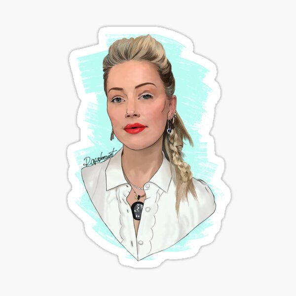 Amber Heard Stickers | Redbubble