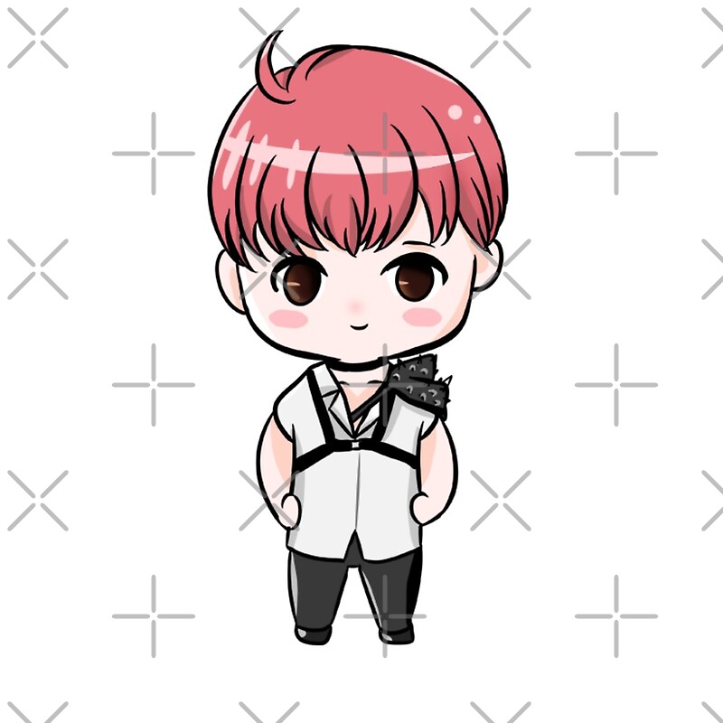 "Monsta X Alligator Wonho Chibi" by Chiseichii | Redbubble