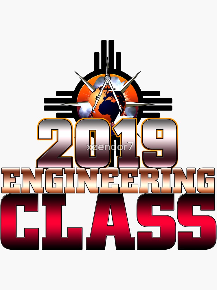 "2019 Engineering Class Rose Gold" Sticker for Sale by xzendor7 | Redbubble
